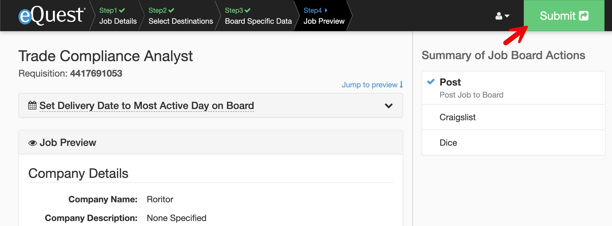 Job Posting User Guide – eQuest